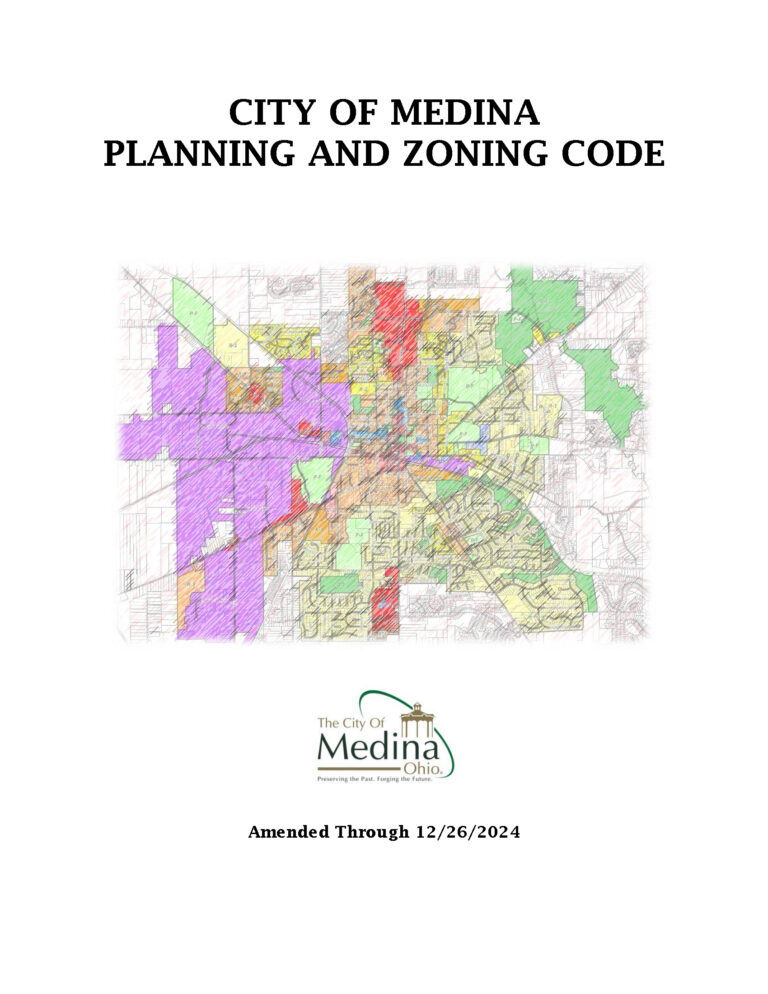 Planning and Zoning Code - The City of Medina