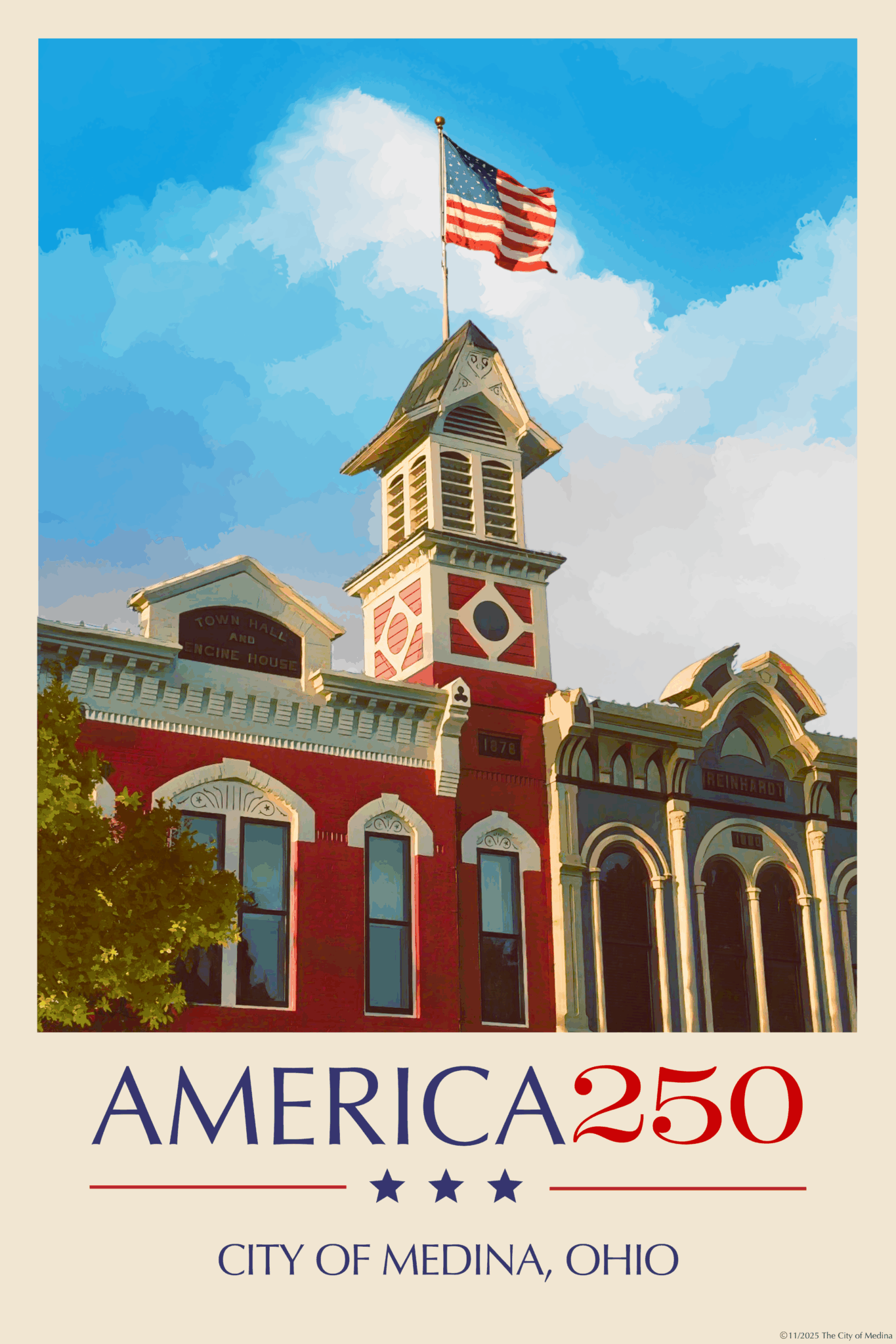 America 250 Commemorative Merchandise - The City of Medina